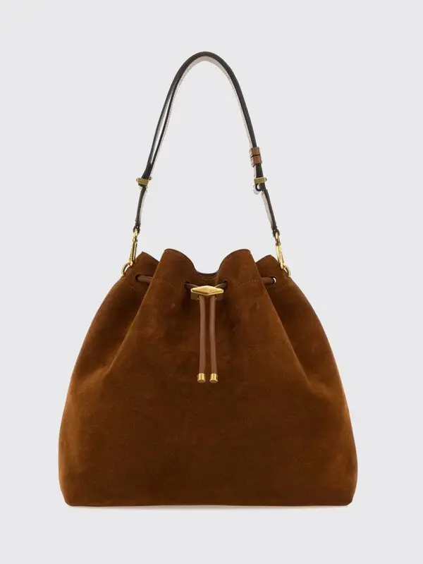 JIMMY CHOO Drawstring Shoulder Bag - Gold