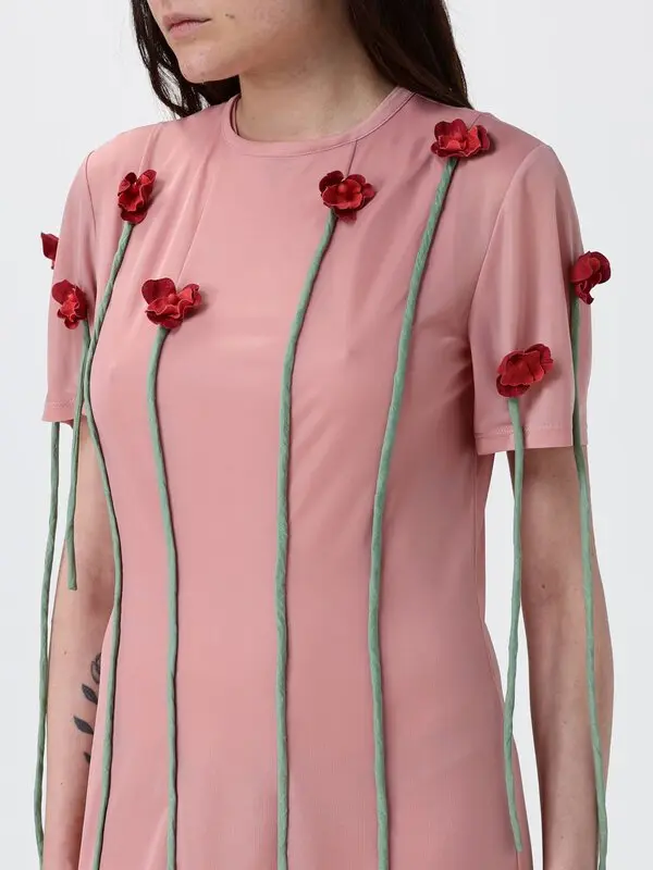 Moschino Embellished Floral Dress