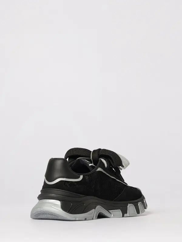 Dolce & Gabbana Lace And Suede Low Top Sneakers