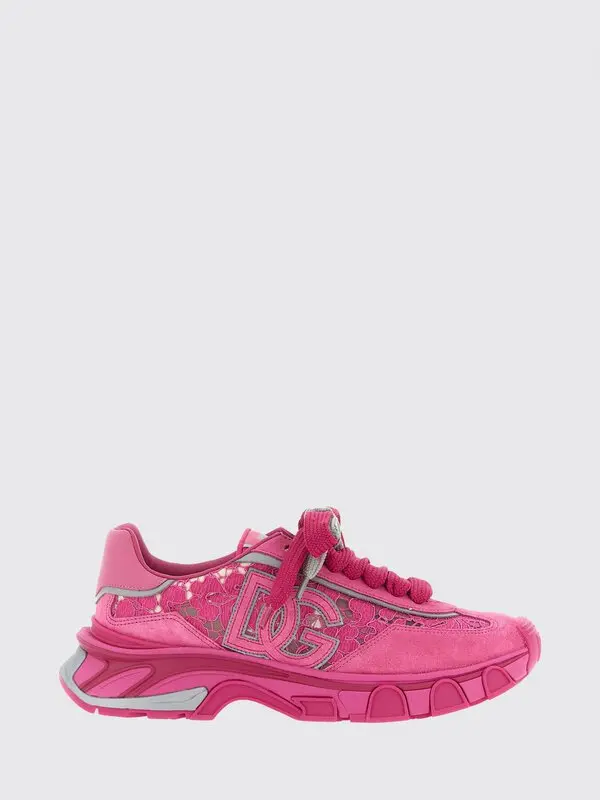 Dolce & Gabbana Lace-up Sneakers - Fuchsia