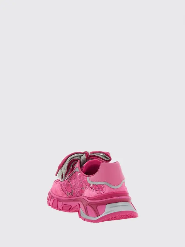 Dolce & Gabbana Lace Sneakers - Fuchsia