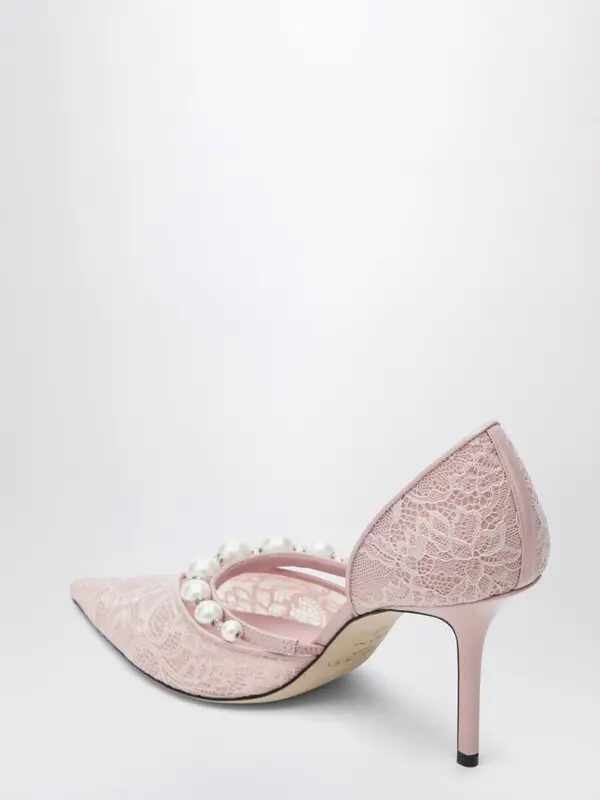 JIMMY CHOO Aurelie Embellished Lace Pumps