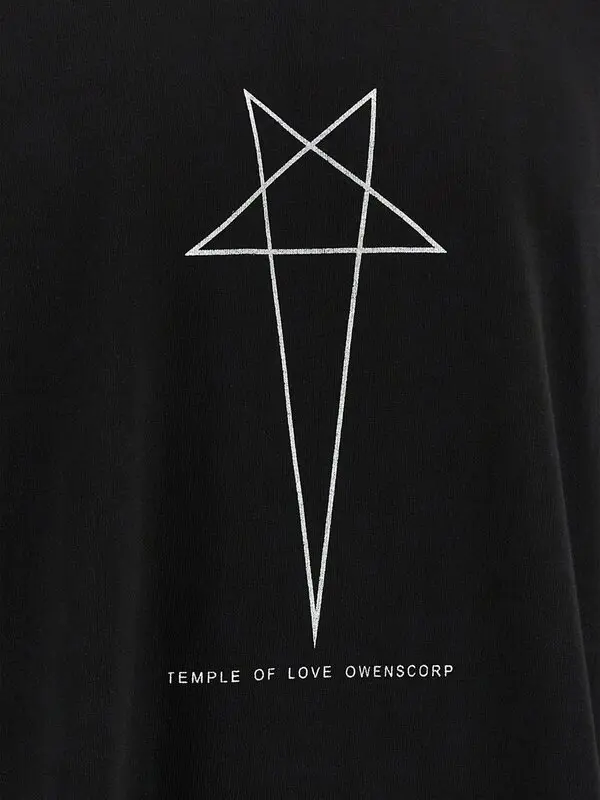 Rick Owens Cotton T-shirt With Logo