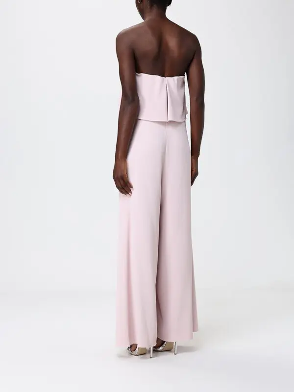HANITA Strapless Wide Leg Jumpsuit - Pink