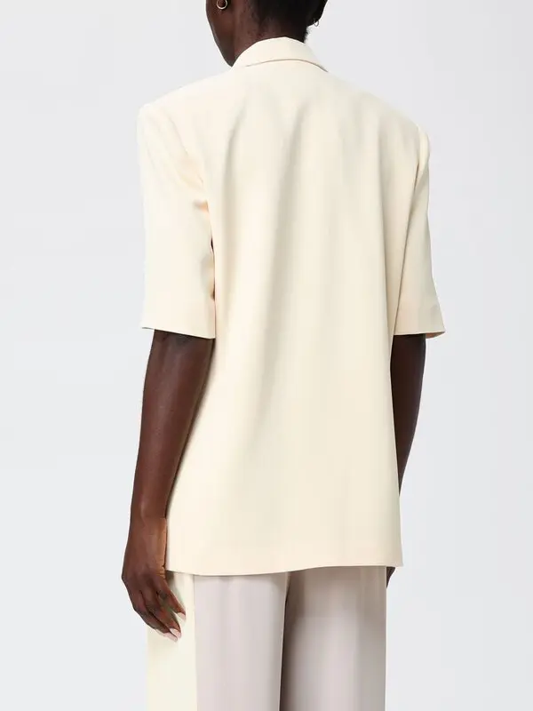 HANITA Crepe Single-breasted Blazer - Yellow