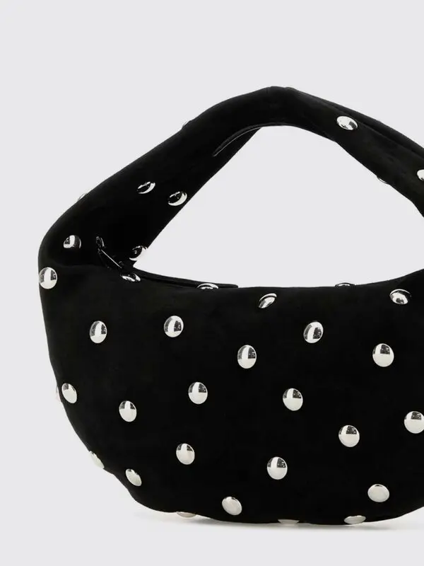 Khaite Studded Shoulder Bag - Black
