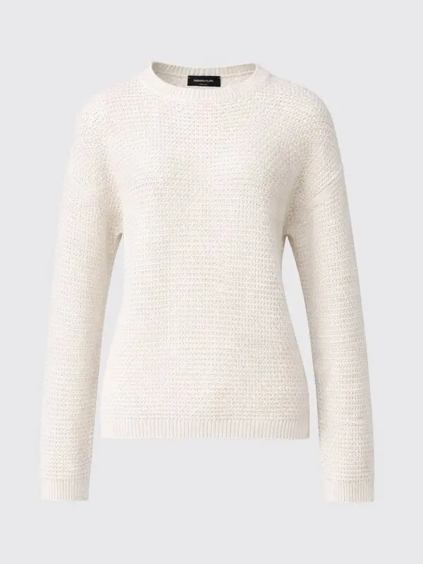 Fabiana Filippi Crew Neck Sweater - White