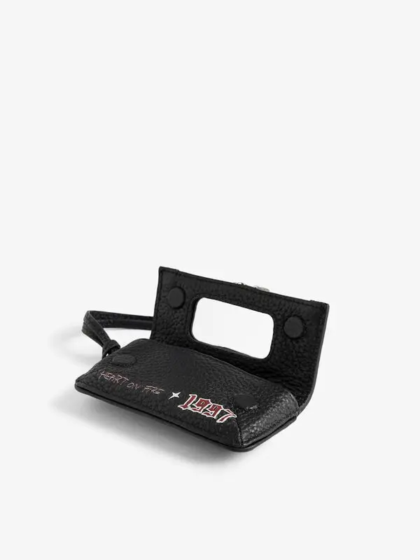 Zadig&Voltaire Leather Rock Pouch Keychain