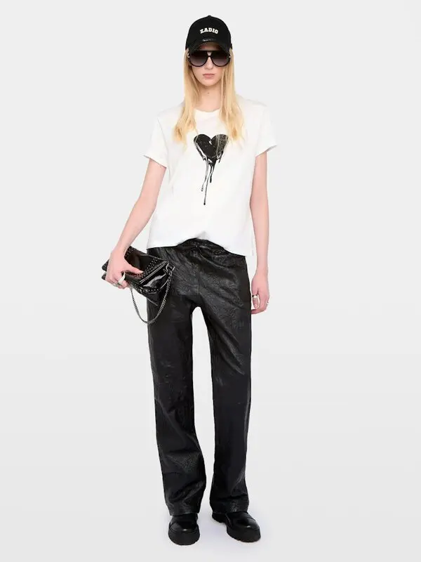 Zadig&Voltaire Flowing Heart" Embellished T-shirt - Judo