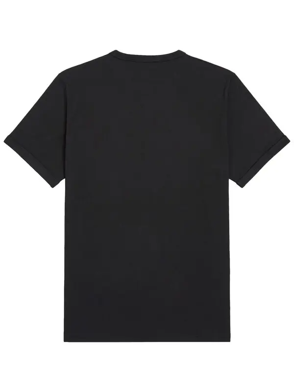 Fred Perry T-shirt Con Logo - Black