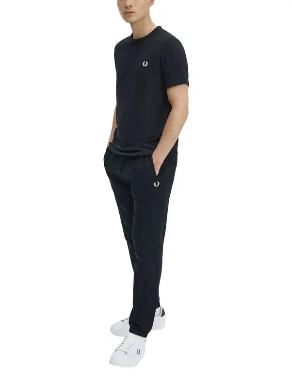 Fred Perry T-shirt Con Logo - Black