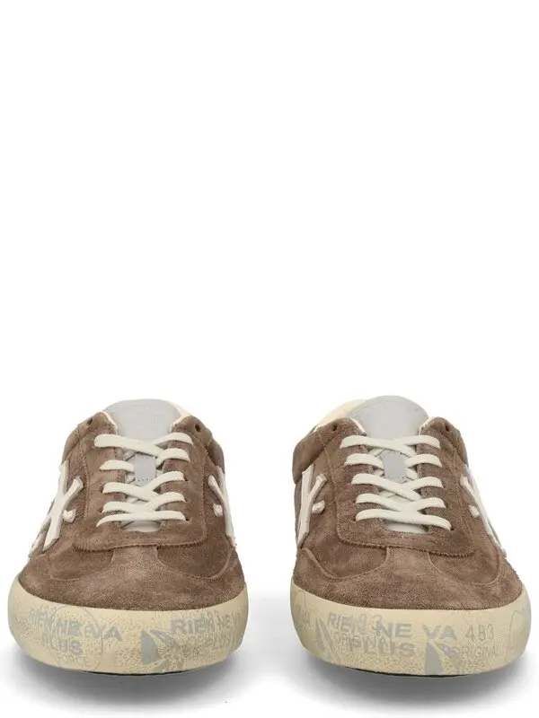 Premiata David Low Top Sneakers - Brown