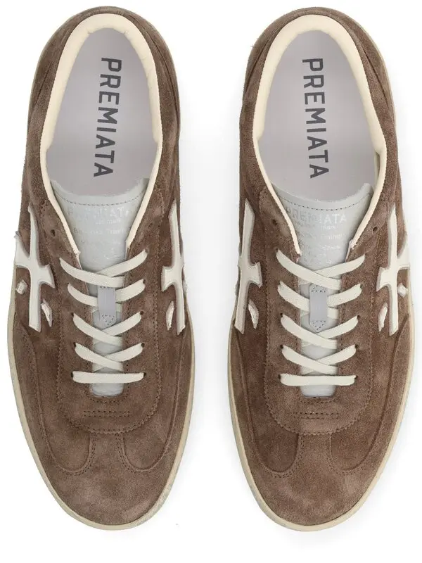 Premiata David Low Top Sneakers - Brown