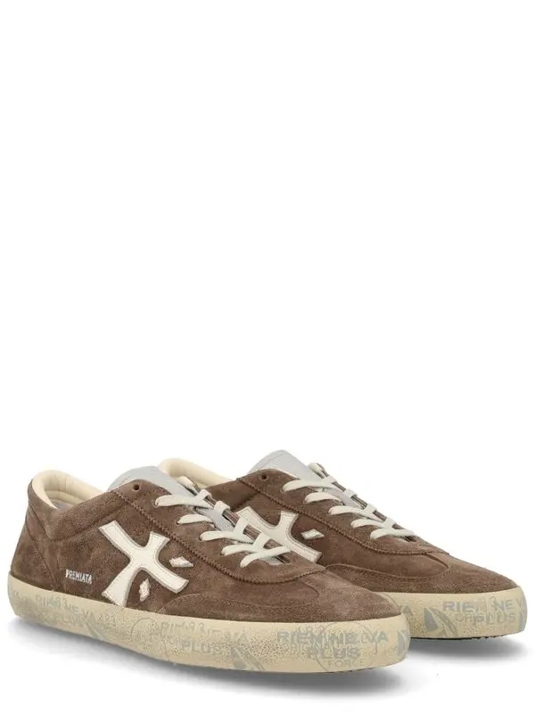 Premiata David Low Top Sneakers - Brown