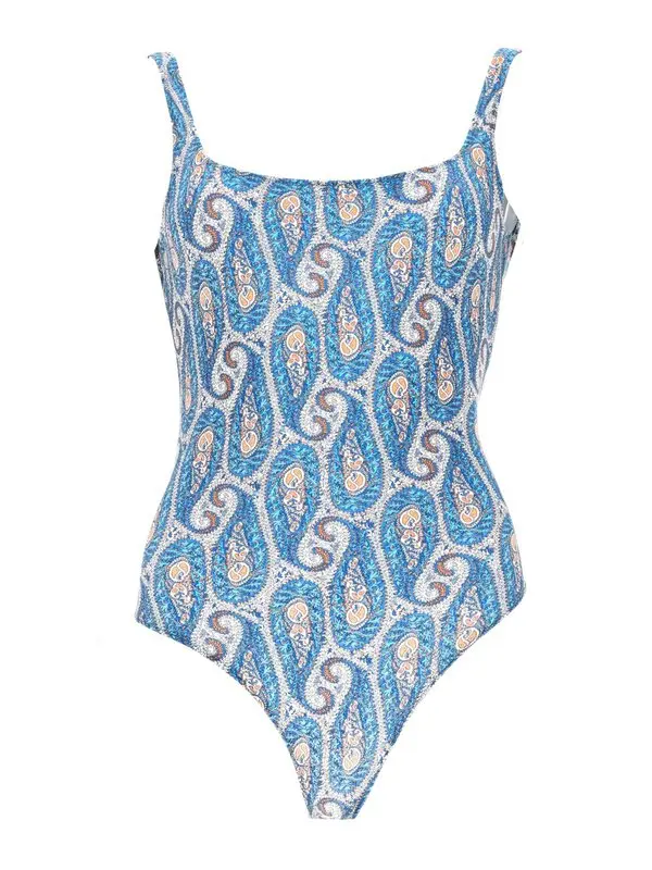 Etro Printed One-piece Swimsuit - Blue