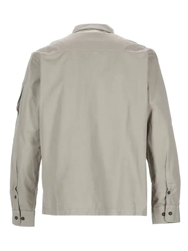 C.P. COMPANY C. P. Company Overshirt Con Zip - Grey