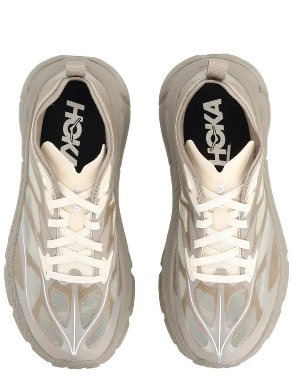 Hoka One One Mafate Speed 4 Lite Sneakers - Beige