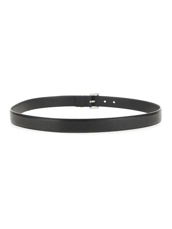 Saint Laurent Cassandre Belt - Black