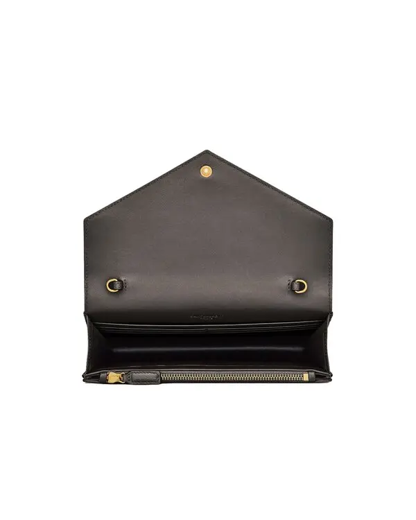 Saint Laurent Envelope Cassandre Chain Wallet