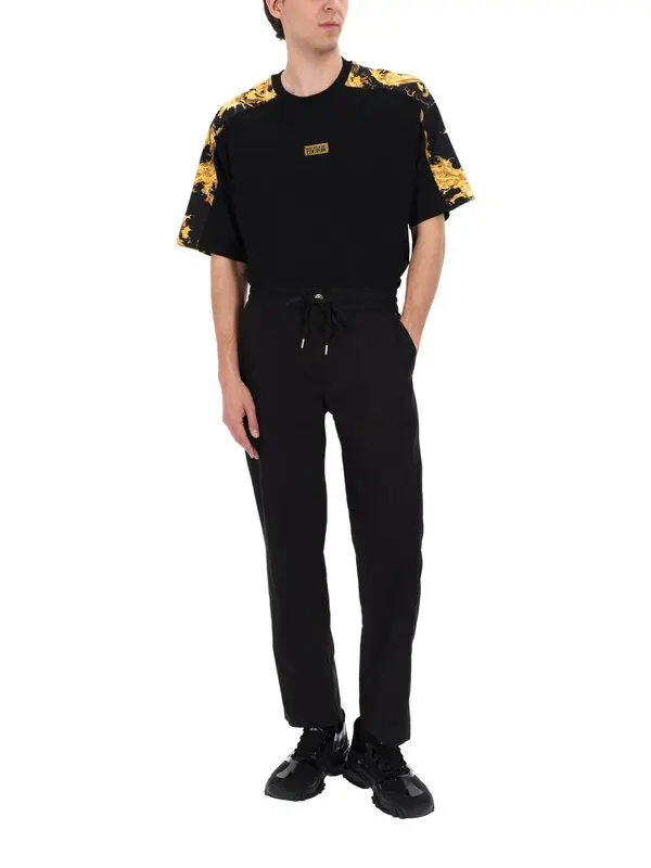 Versace Pantalone Jogger Con Coulisse