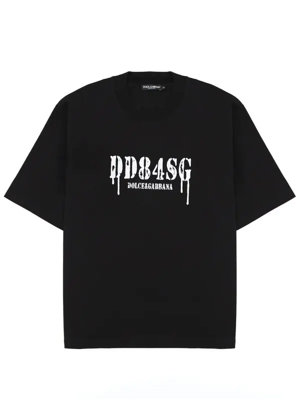 Dolce & Gabbana T-shirt Con Stampa E Logo