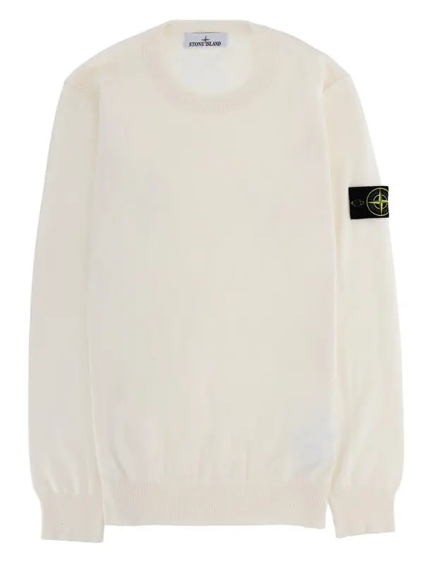 Stone Island Maglia Long Sleeve Top - Ivory