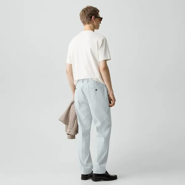 Theory Standard Fit Good Linen Pant - Dark Icy Dew