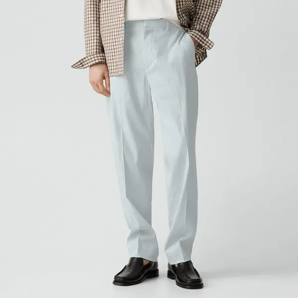 Theory Standard Fit Good Linen Pant - Dark Icy Dew
