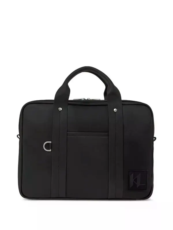 Karl Lagerfeld Logo-patch Briefcase - Black