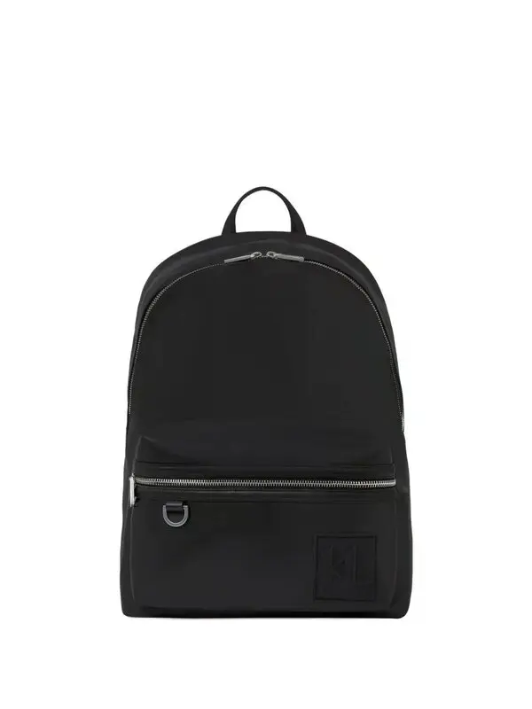 Karl Lagerfeld Logo-patch Backpack - Black
