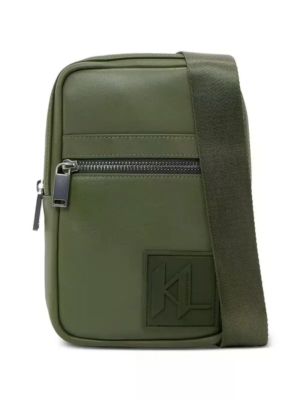 Karl Lagerfeld Logo-patch Shoulder Bag - Green