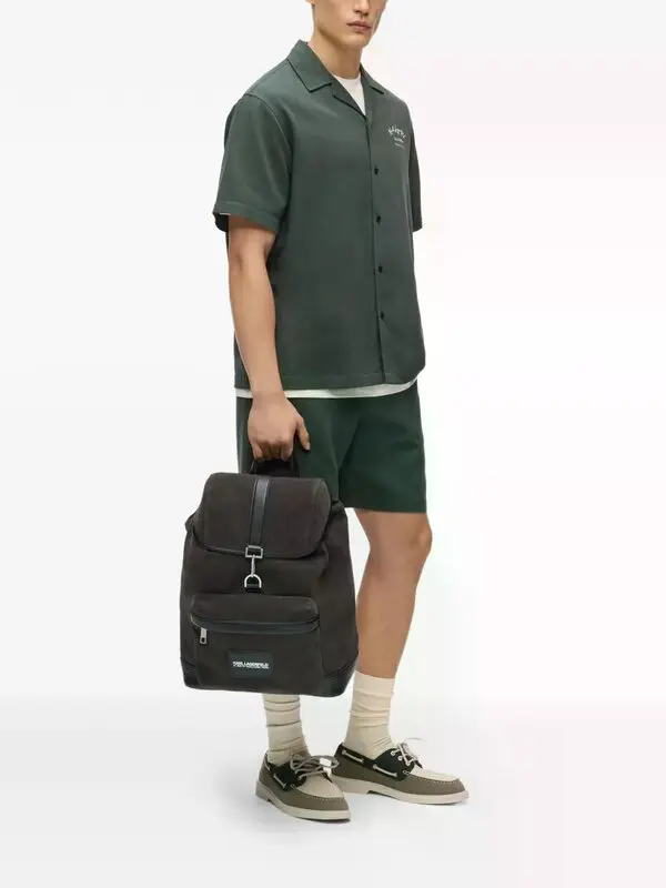 Karl Lagerfeld K-traveller Faux-suede Backpack