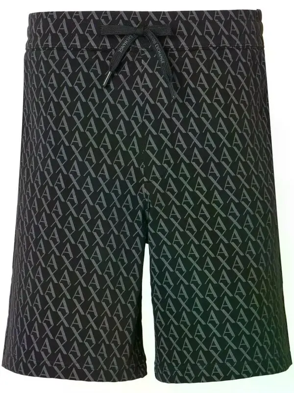 Armani Exchange Monogram Track Shorts