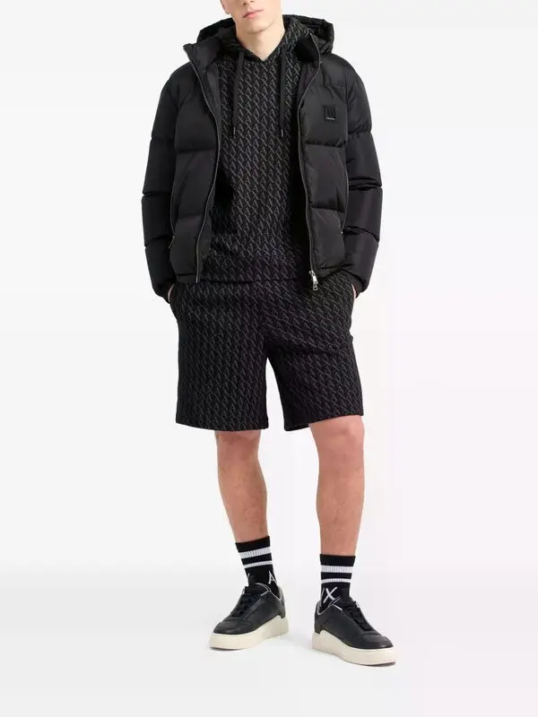 Armani Exchange Monogram Track Shorts
