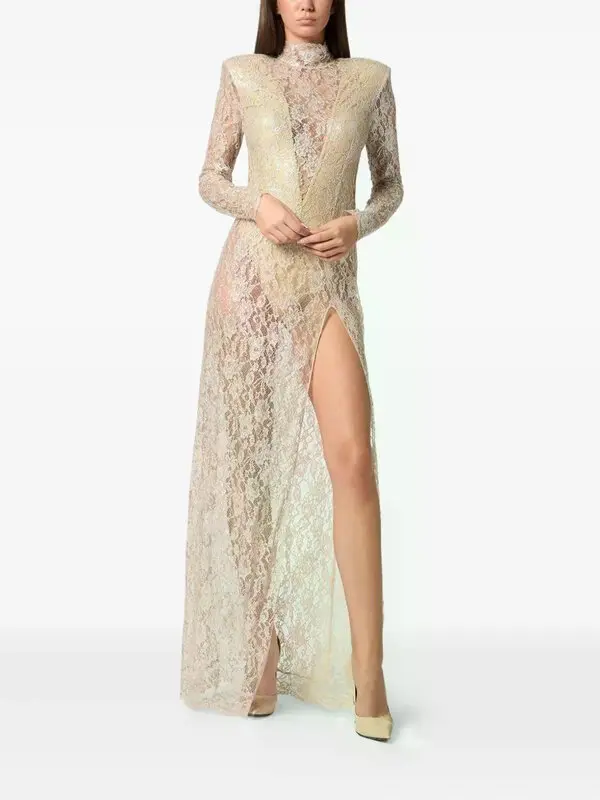 Philipp Plein Lace Maxi Dress