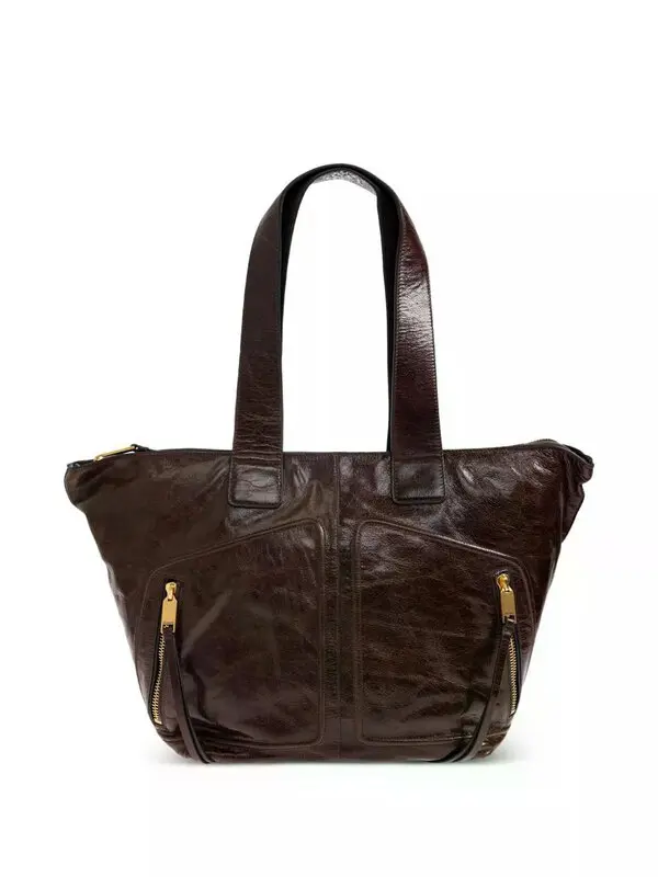 ALLSAINTS Leather Tote Bag - Brown