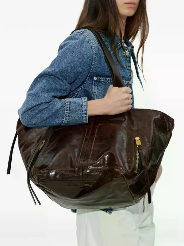 ALLSAINTS Leather Tote Bag - Brown