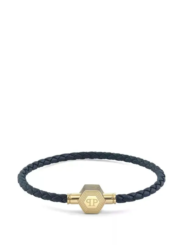 Philipp Plein Enigma Braided Bracelet - Gold