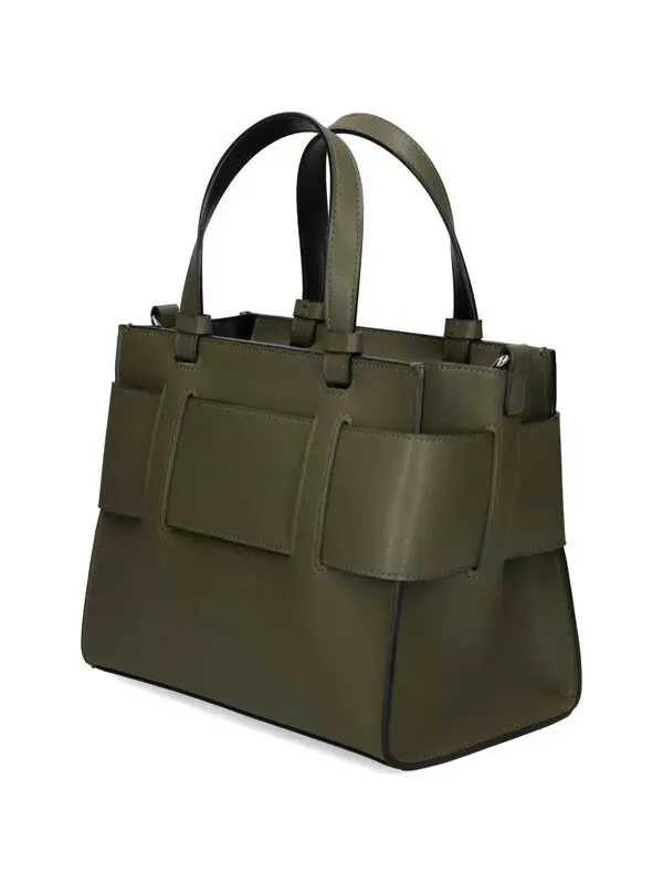 Armani Exchange Logo-detail Tote Bag - Green