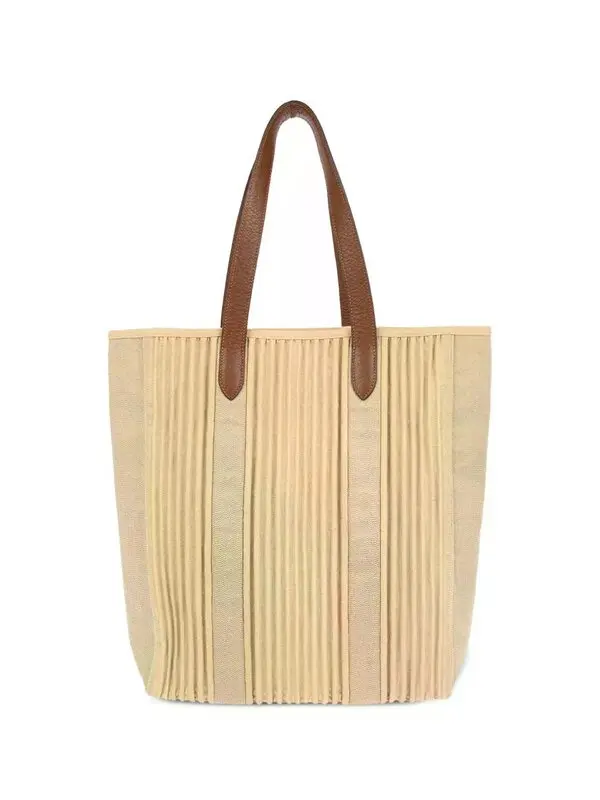 Hermès 2008 Cabas Calicut Tote Bag - Neutrals