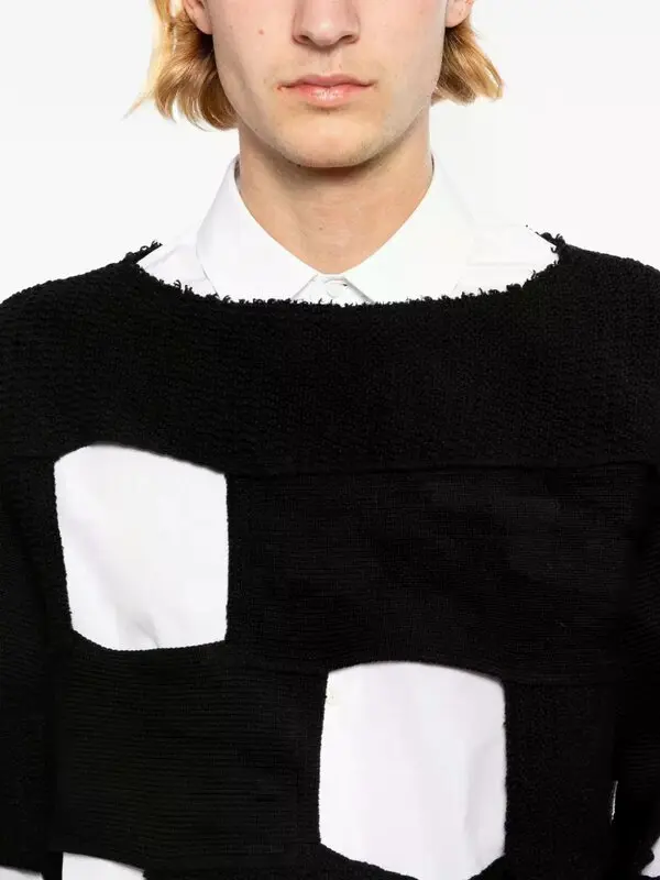 Comme Des Garçons Openwork Design Jumper