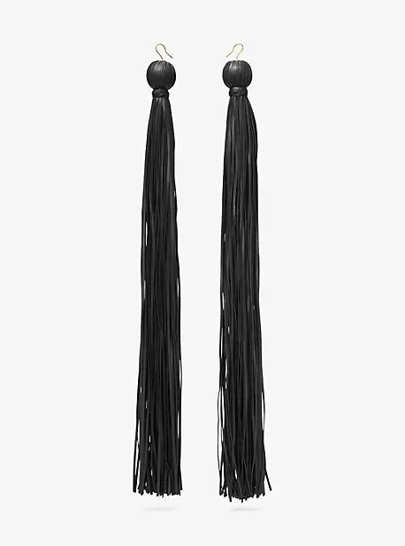 Michael Kors Tassel Earrings - Black