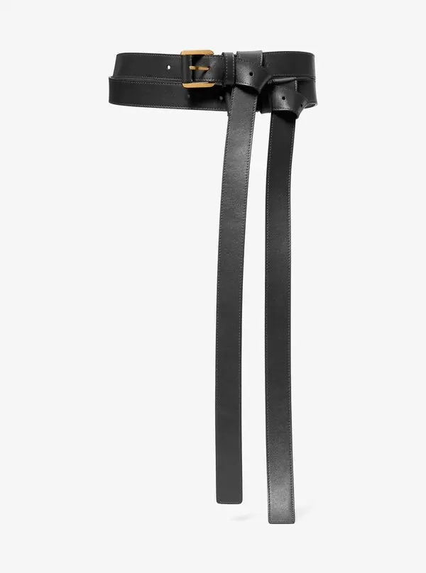 Michael Kors Allegra Leather Double Waist Belt