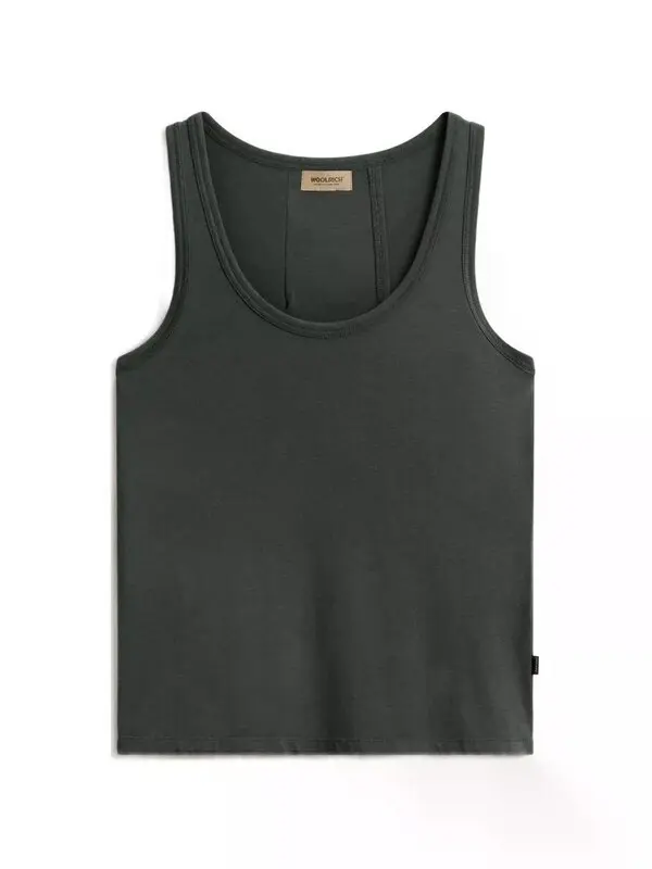 Woolrich Round Neck Vest Top - Green