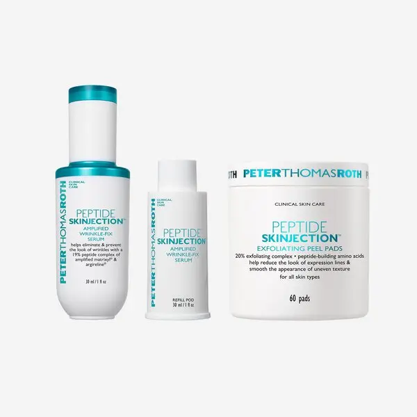 PETER THOMAS ROTH Peptide Skinjection Routine Essentials 3-piece Bundle - One-color