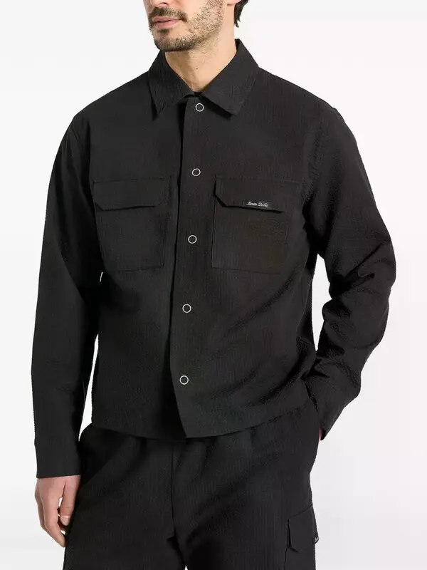 Manière De Voir Textured Cargo Jacket