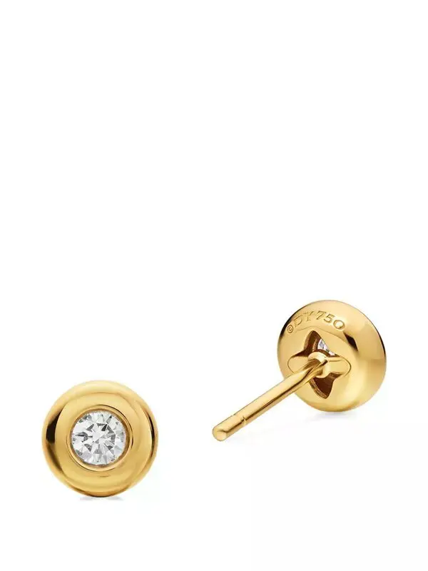 David Yurman Bezel Set Stud Earrings