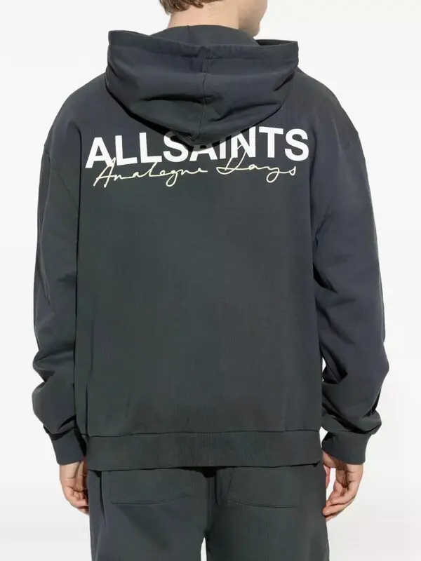 ALLSAINTS Globe-print Relaxed Hoodie