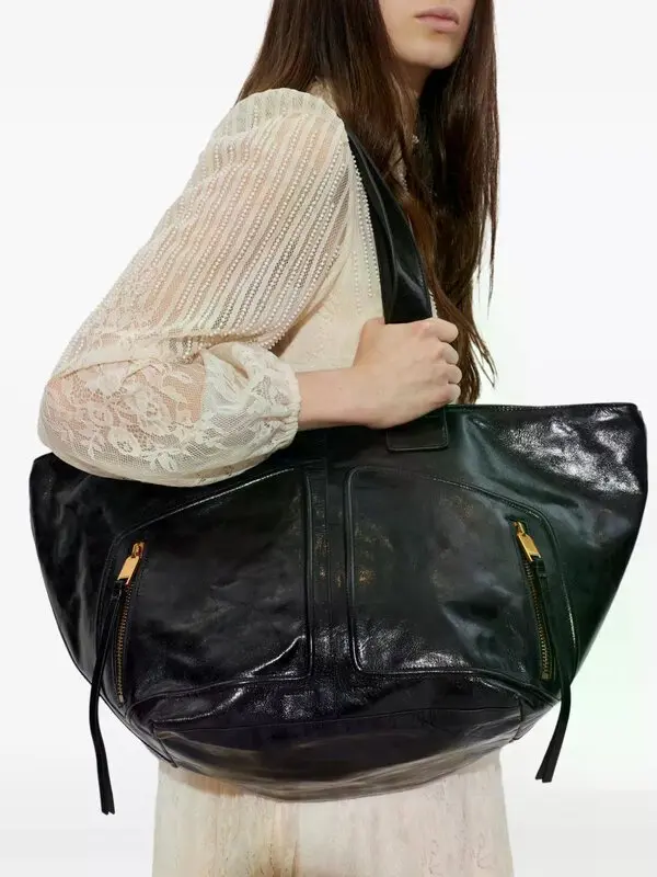 ALLSAINTS Leather Tote Bag - Black