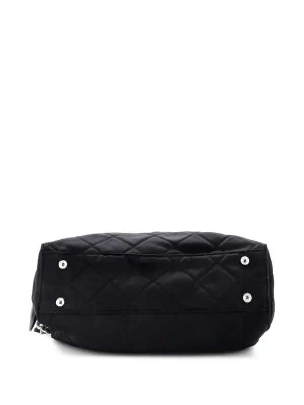 Prada Chain Quilted Tessuto Medium Shoulder Bag